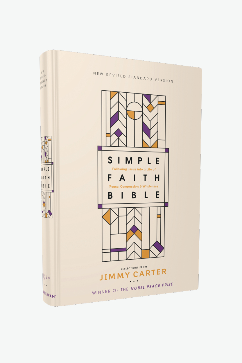 NRSV Simple Faith Bible - Personal Reflections with Jimmy Carter