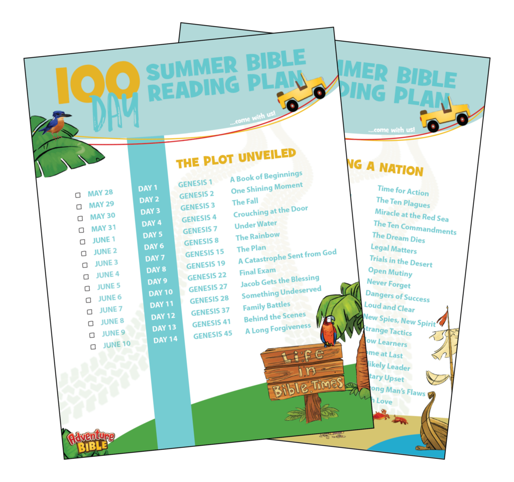 Zonderkidz Summer Bible Reading - Marketing Pages