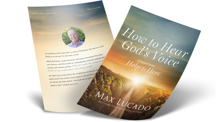 Help is Here - The New Book by Max Lucado