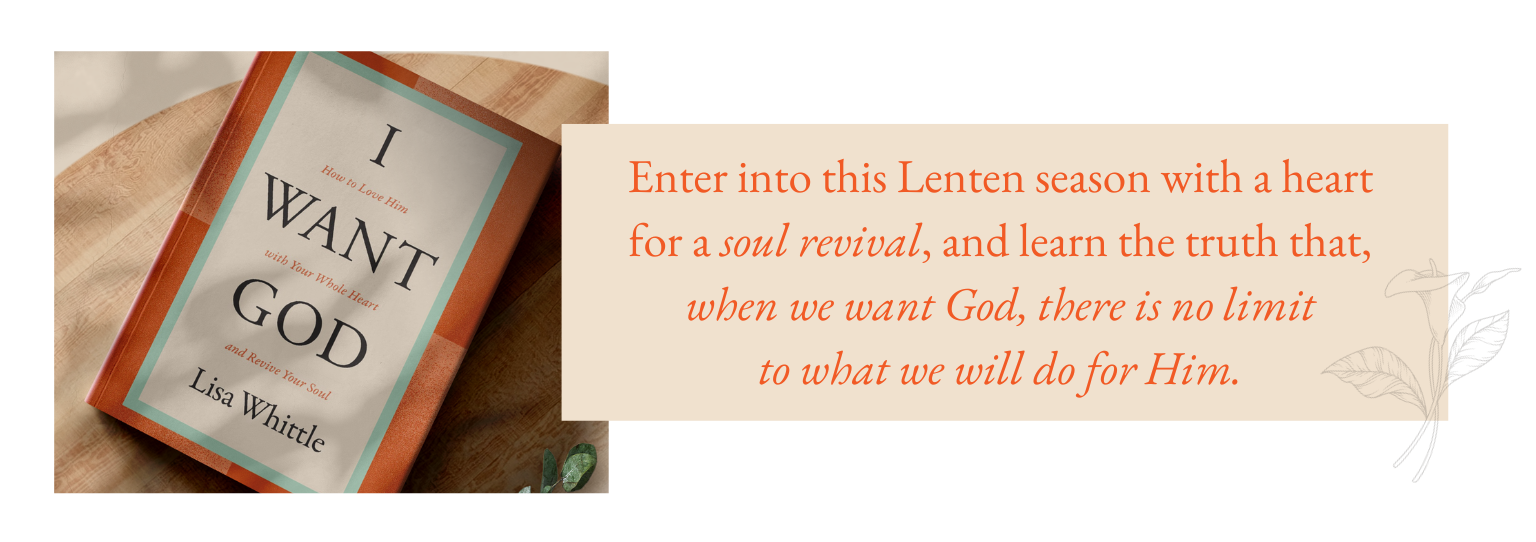 Enter into this Lenten season with a heart for a soul revival.